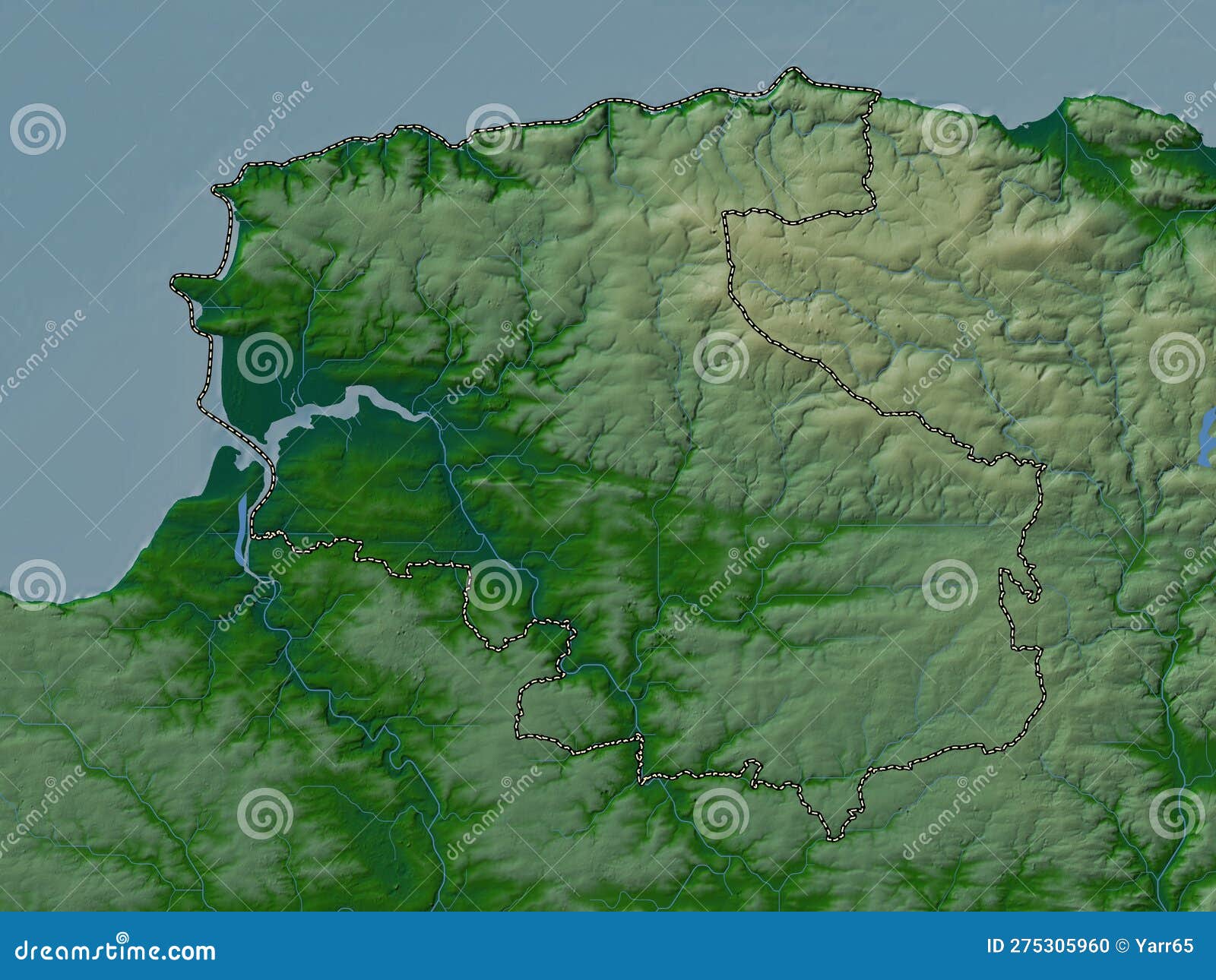 North Devon, England - Great Britain. Physical. No Legend Stock ...