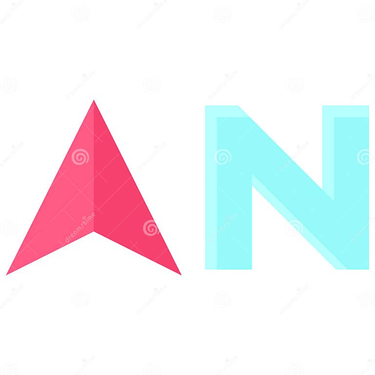 North Direction Icon, Location Map and Navigation Vector Stock Vector ...