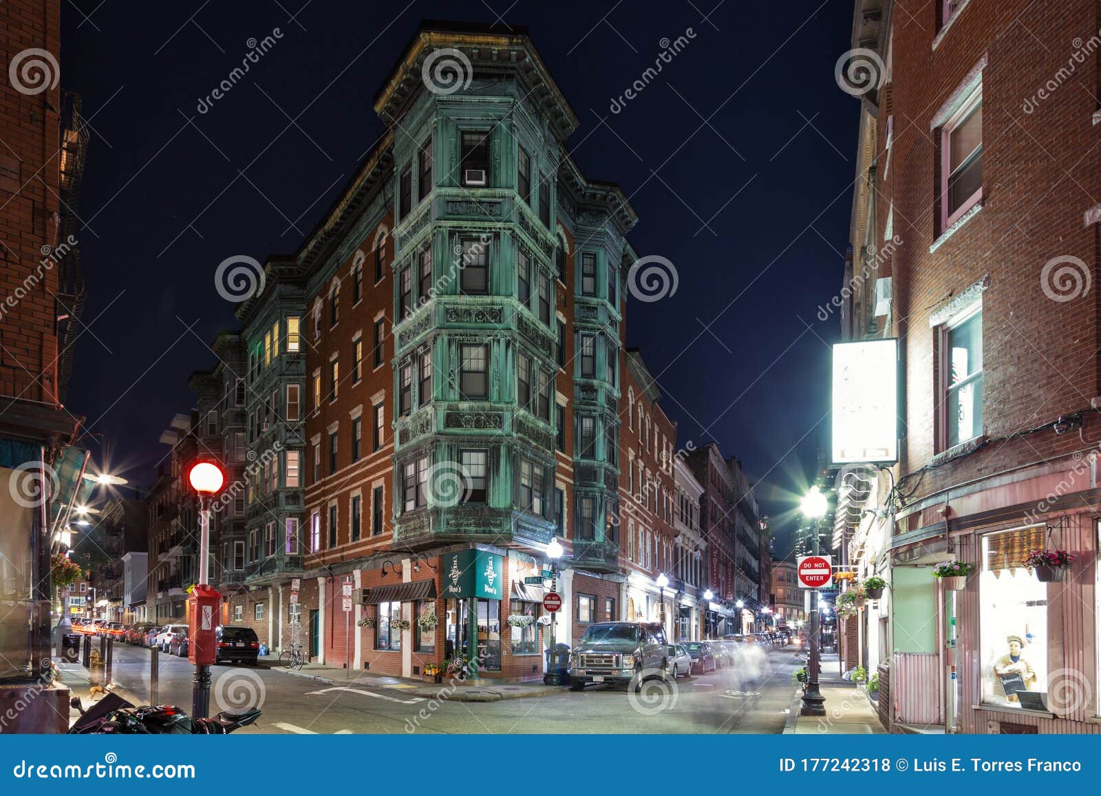 North End Boston stock photo. Image of outdoor, building - 177242318