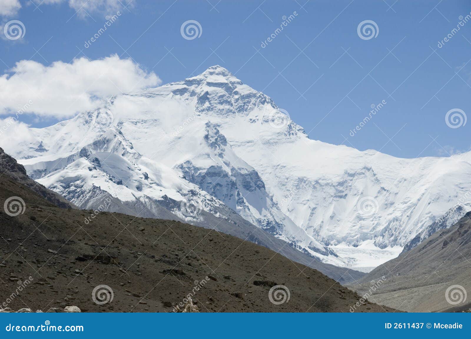 North face of Mt Everest stock image. Image of face, chomolangma - 2611437