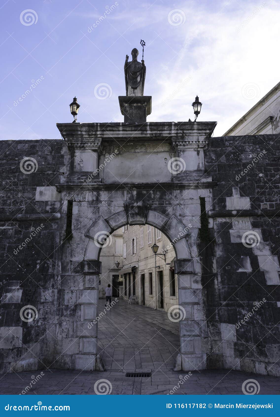 North Gate of the Old Town of Trogir, Croatia Editorial Photography ...