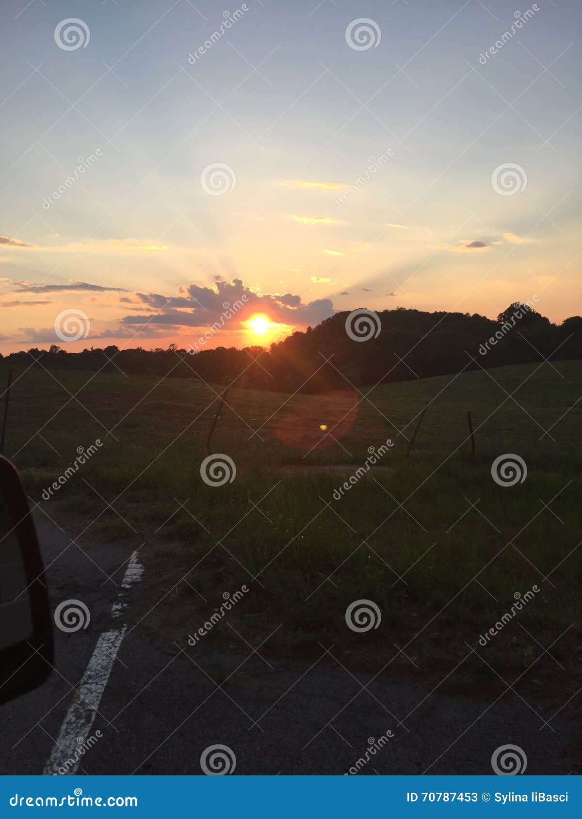 North Georgia Sunset stock image. Image of sunset, north - 70787453