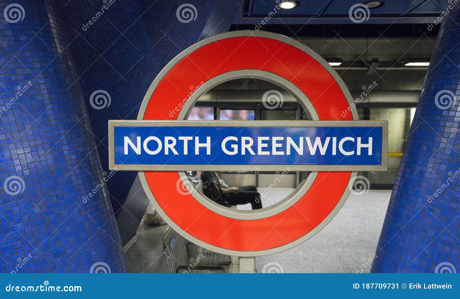 North Greenwich Underground Station in London - LONDON, ENGLAND ...