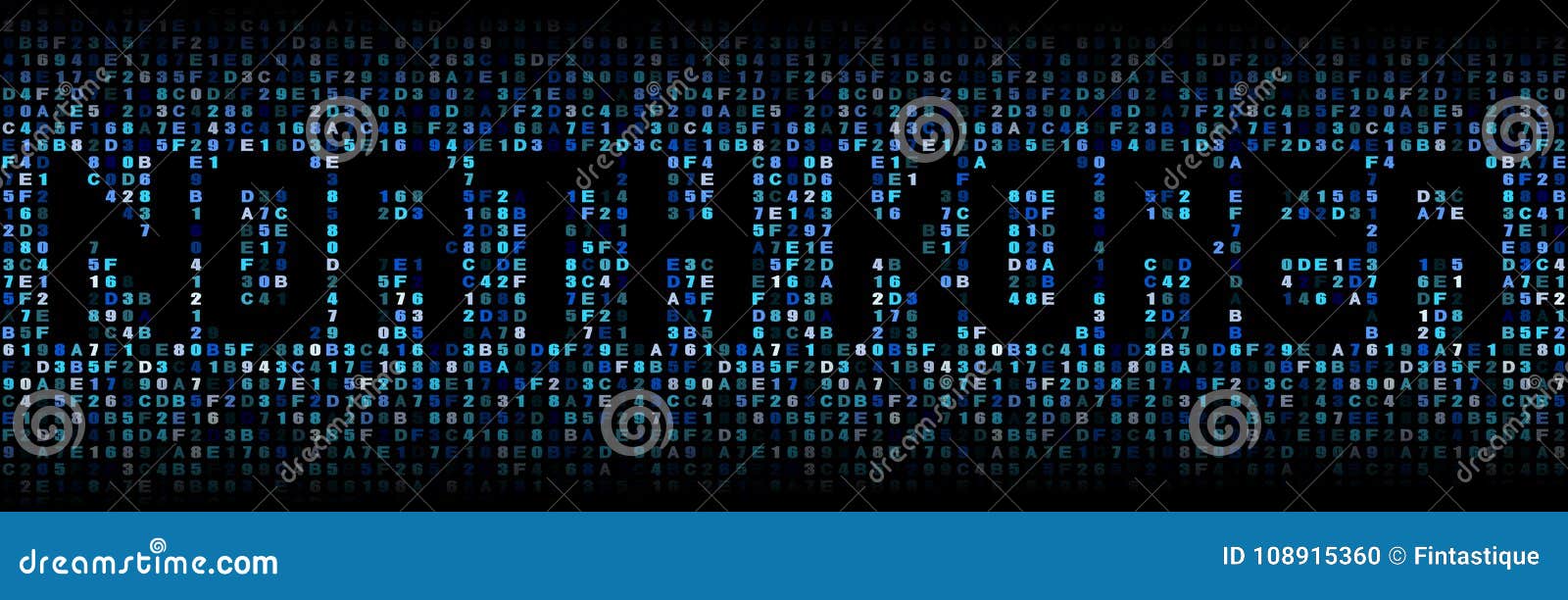 North Korea Text on Hex Code Illustration Stock Illustration ...