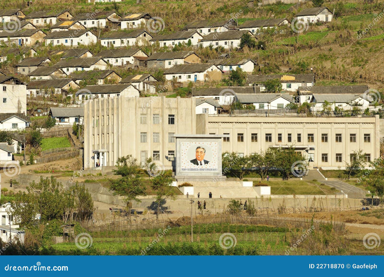 North Korea town editorial image. Image of korea, north - 22718870