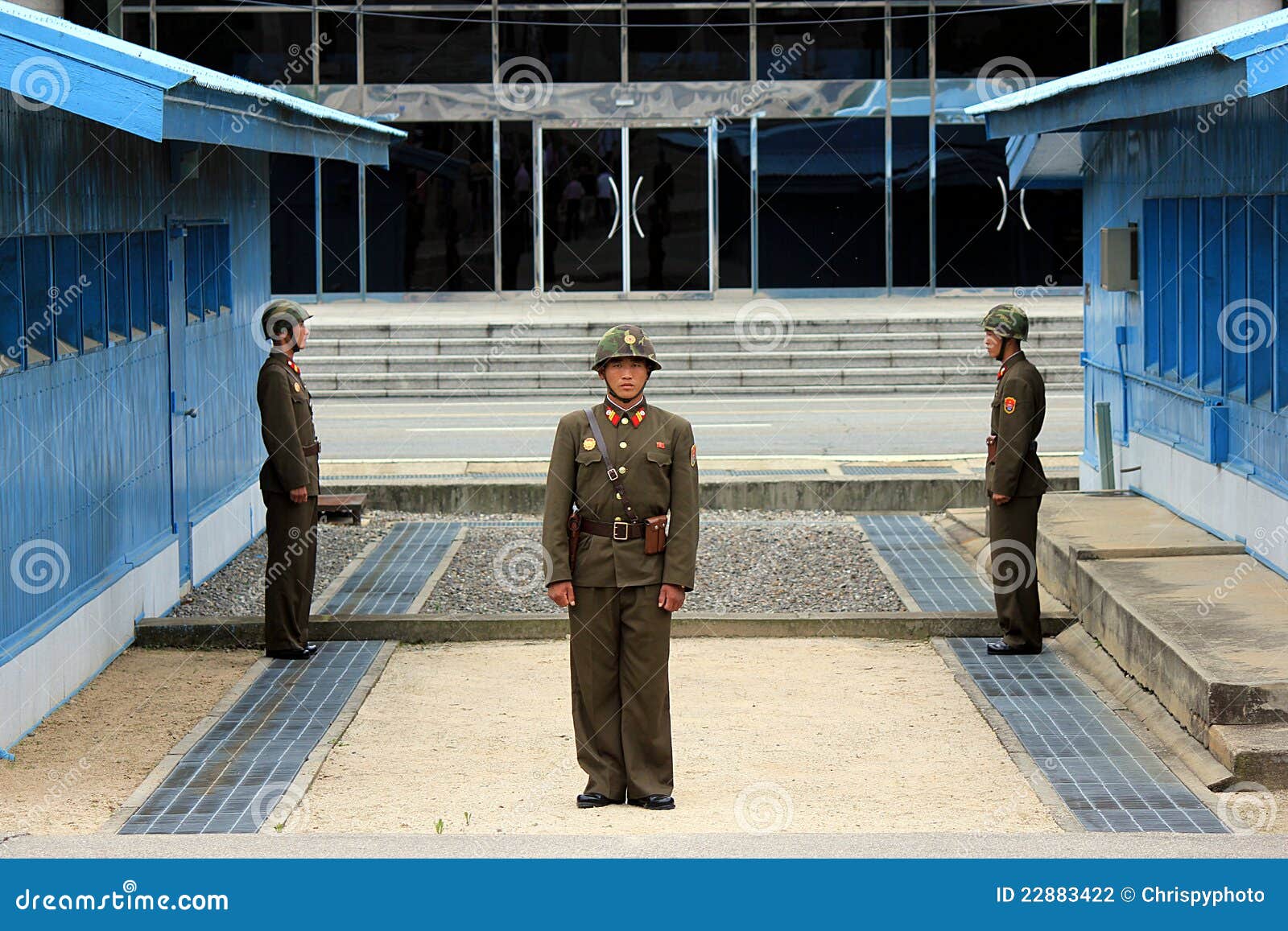 North Korean Soldiers in the DMZ Editorial Photography - Image of ...