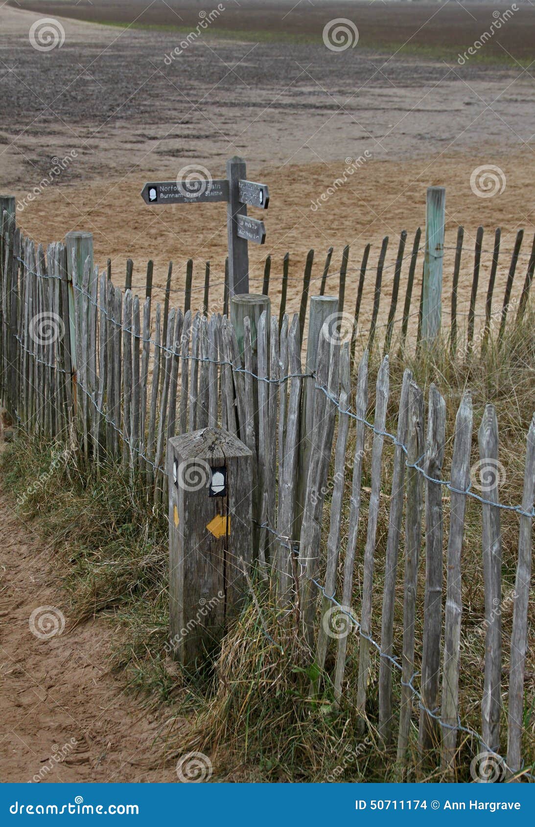 North Norfolk Coastal Footpath, Stock Photo - Image of natural, beach ...
