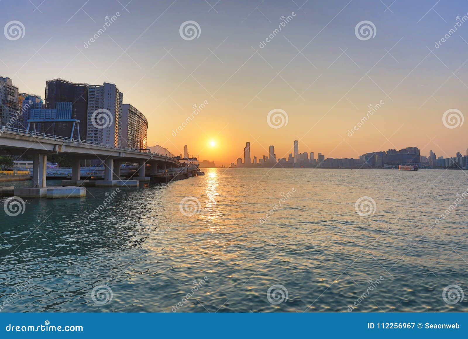 The North Point District View Victoria Harbour Stock Image - Image of ...