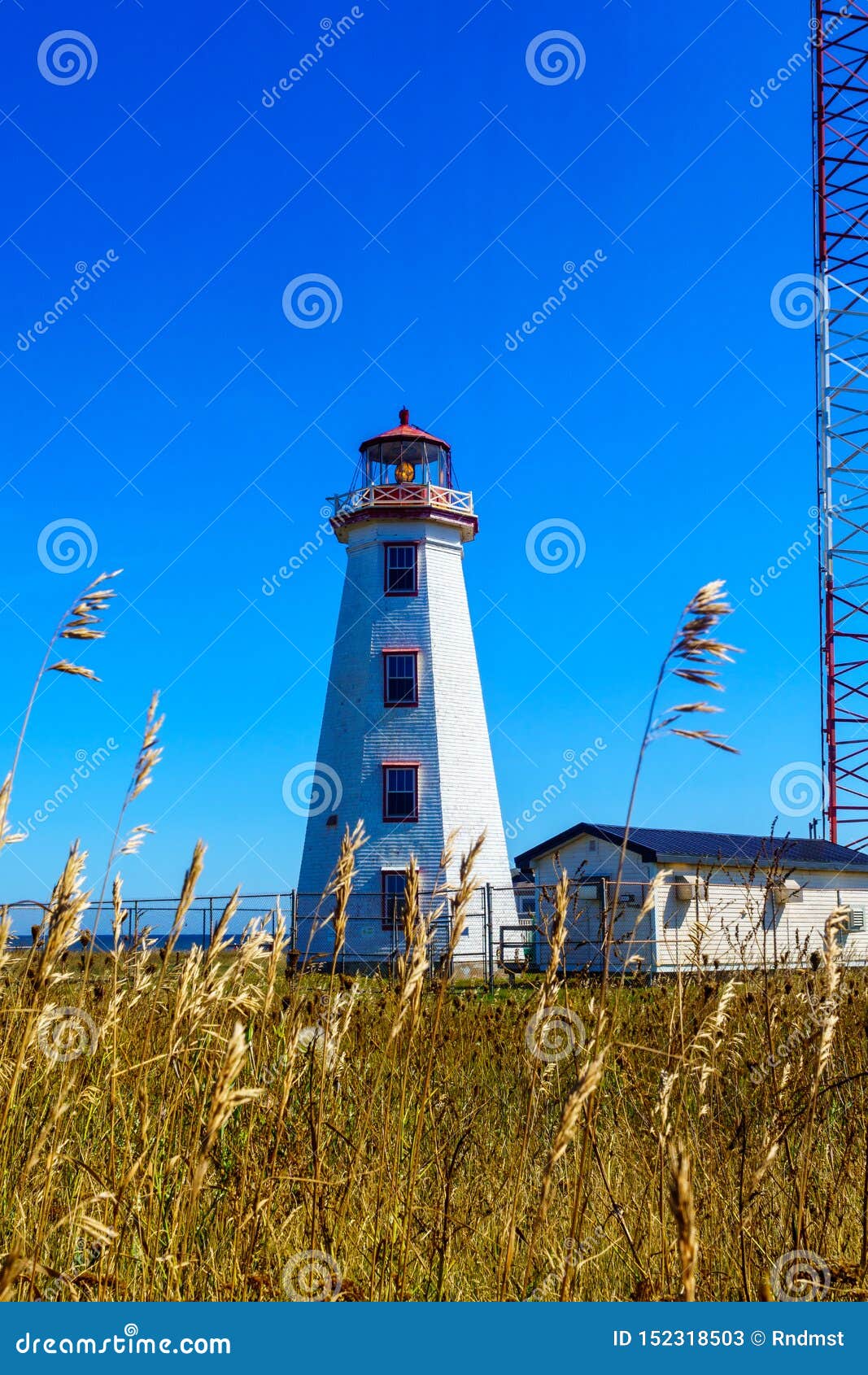 North Point Lighthouse, PEI Stock Image - Image of atlantic, tourism ...