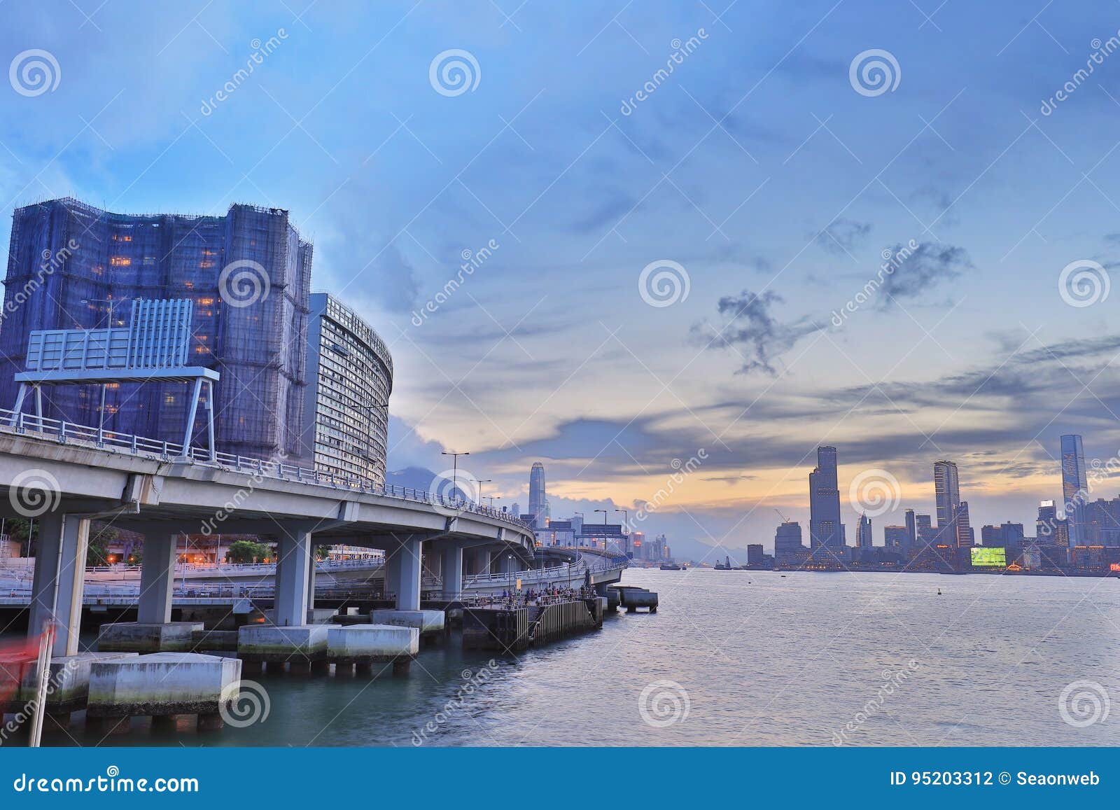 North Point Pier View of Kowloon Side Editorial Photography - Image of ...