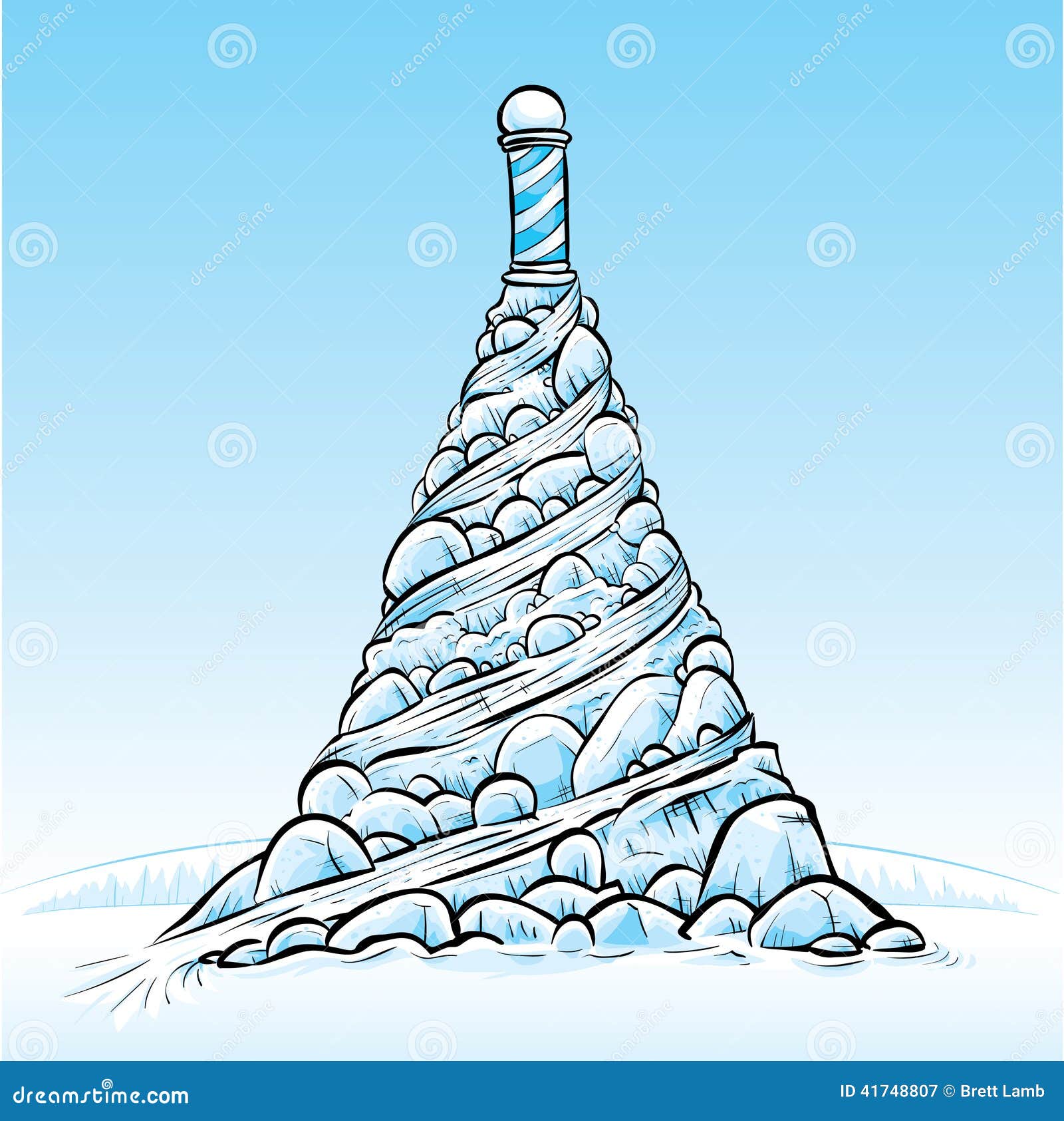 The North Pole stock illustration. Illustration of direction - 41748807