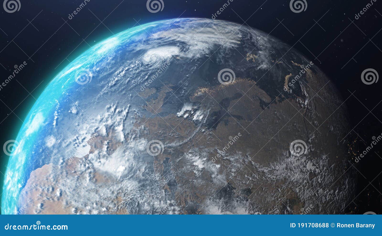 North Pole, Earth Space View Map ,Outer Space Travel Concept 3D , North ...