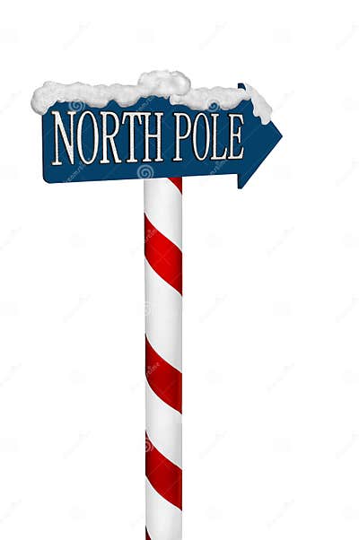 North Pole Sign stock image. Image of pole, xmas, sign - 3038669