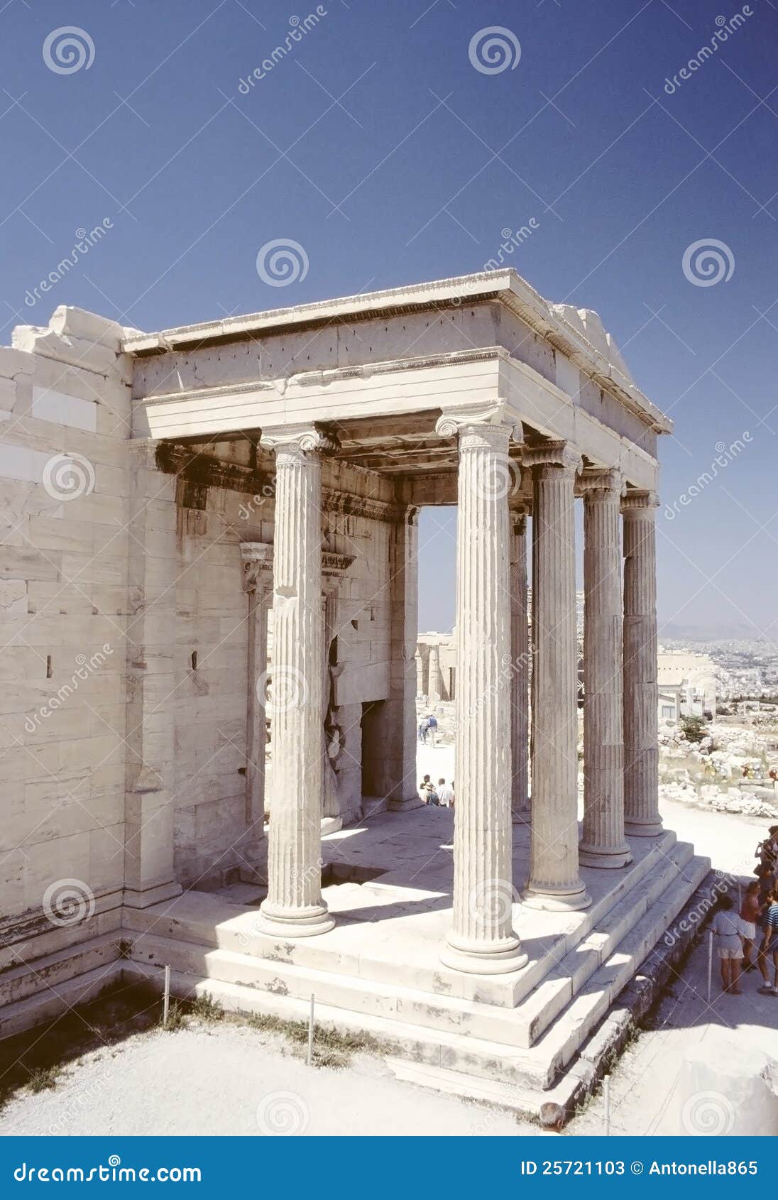 The North Porch of the Erechtheion, Athens Editorial Stock Photo ...
