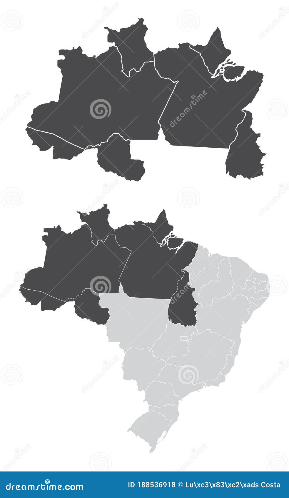 North Region Brazil stock illustration. Illustration of velho - 188536918
