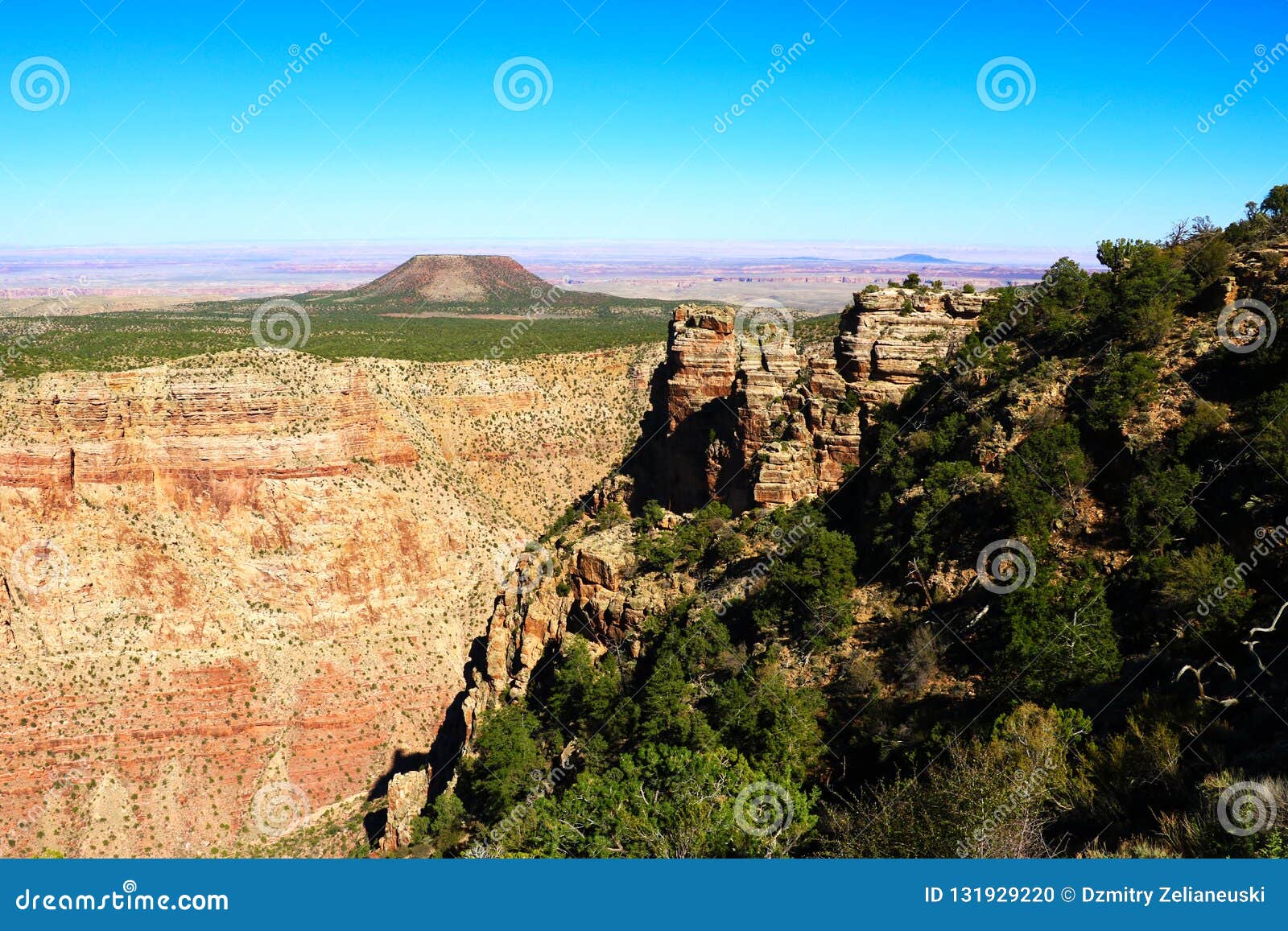 The North Rim of the Grand Canyon in June Stock Photo - Image of ...