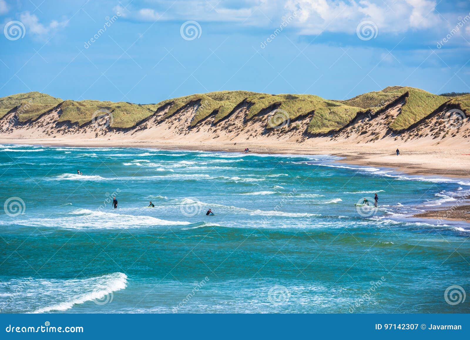 North Sea Beach, Jutland Coast in Denmark Editorial Photography - Image ...