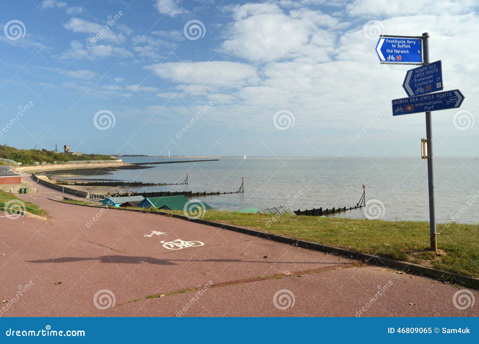 North Sea Cycle Route, England Stock Image - Image of europe ...