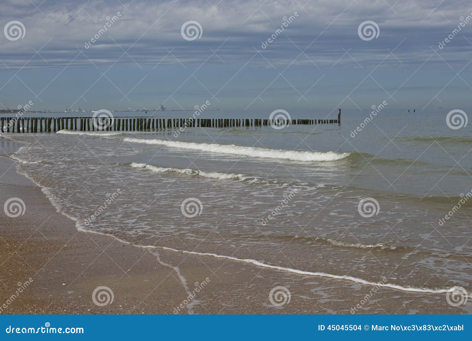 North sea jetty at coast stock photo. Image of weather - 45045504