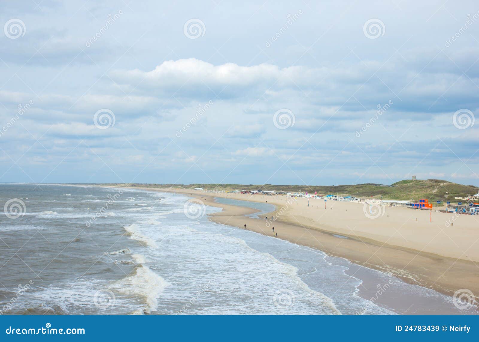 North Sea, Netherlands stock image. Image of spring, beautiful - 24783439