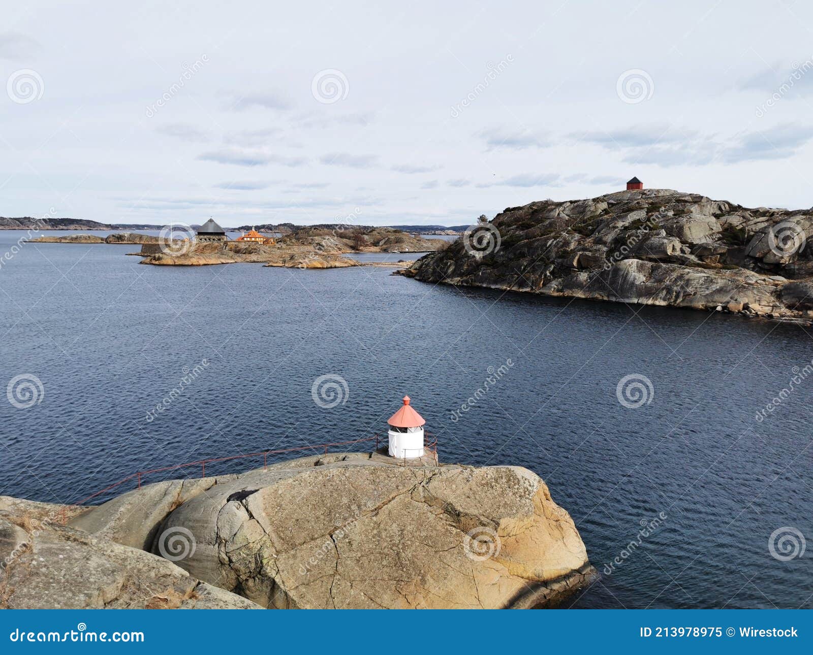 North Sea from the Town of Stavern in Norway Stock Image - Image of ...