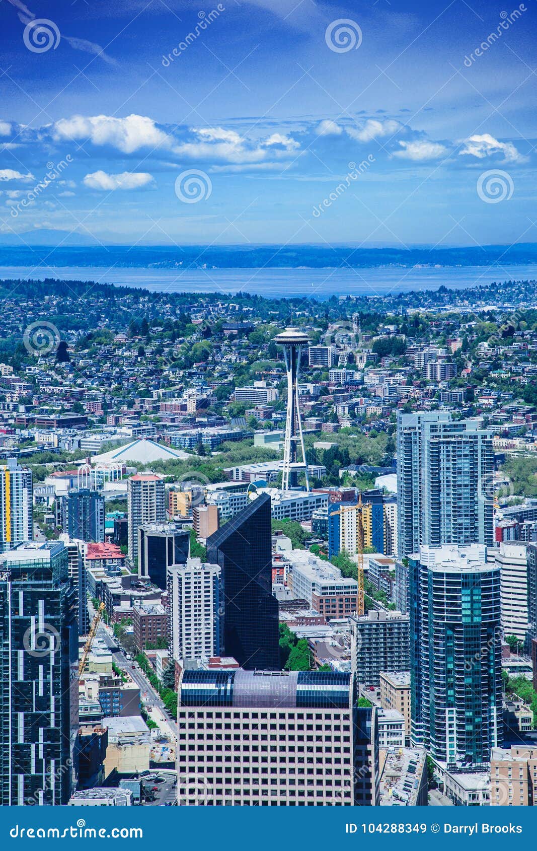 North Seattle Architecture editorial stock image. Image of buildings ...