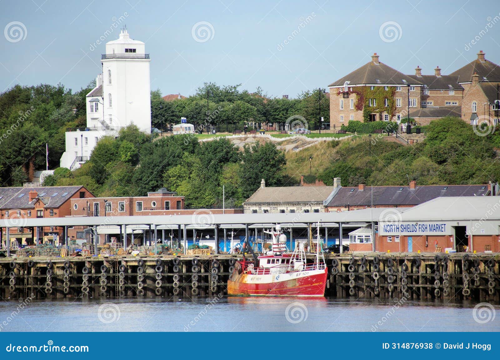 North Shields Fish Quay and High Lights Editorial Stock Photo - Image ...