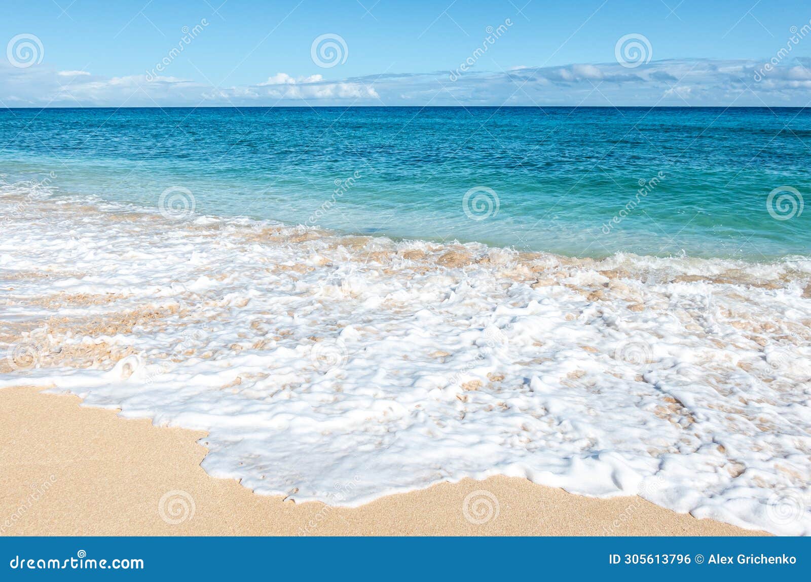 North Shore Beach Scenes in Oahu Hawaii Stock Photo - Image of ocea ...