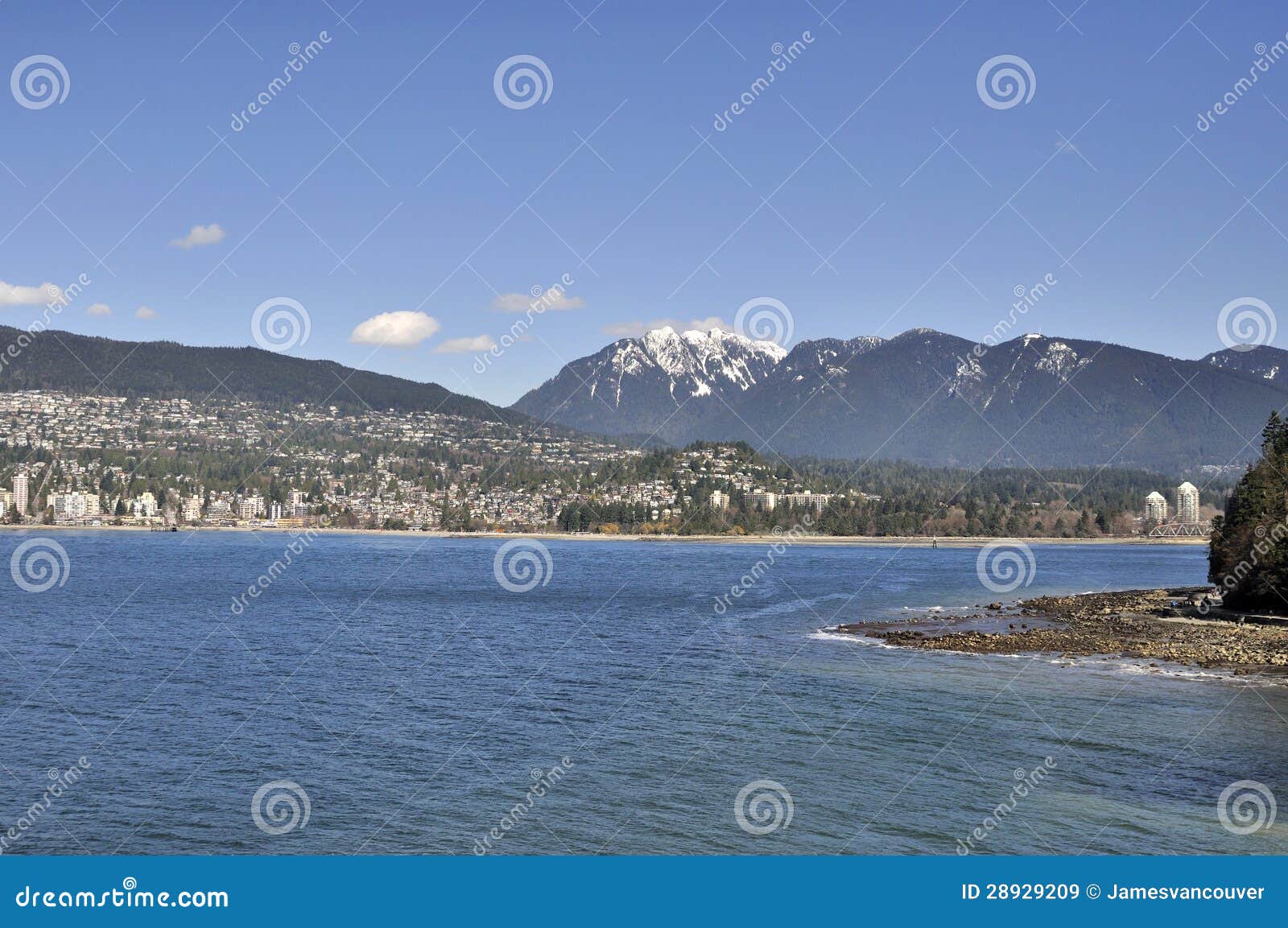 North shore of Vancouver stock image. Image of georgia - 28929209