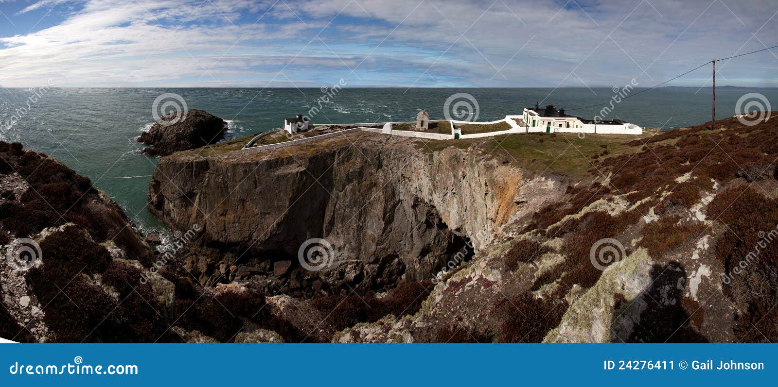North Stack stock image. Image of water, seascape, anglesey - 24276411