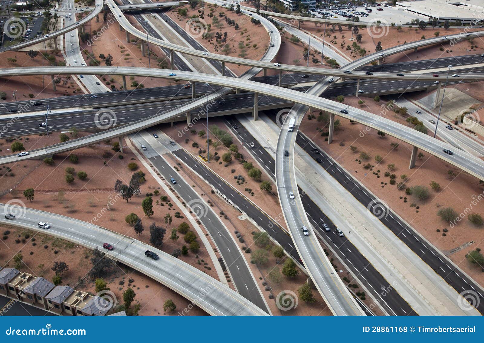 North Stack Interchange stock photo. Image of bridge - 28861168
