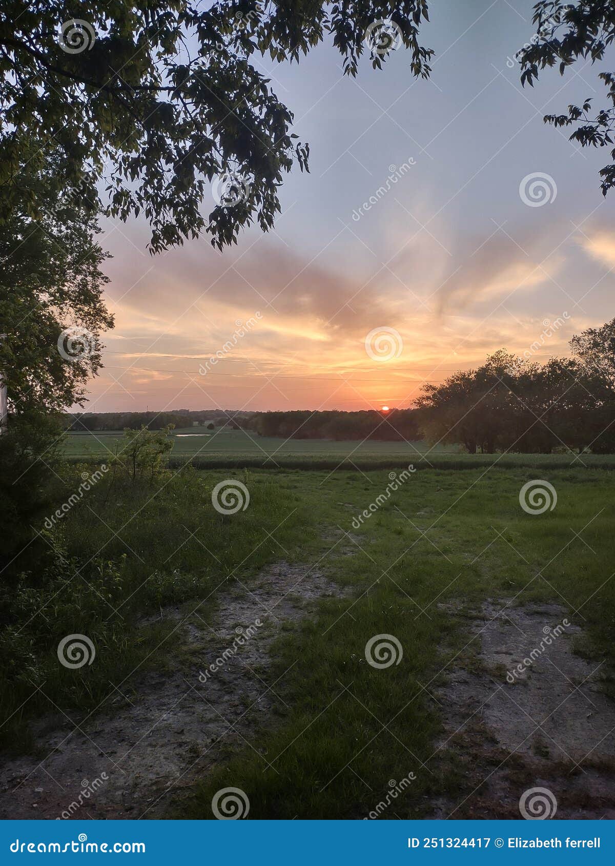 North Texas sunset stock image. Image of texas, sunset - 251324417