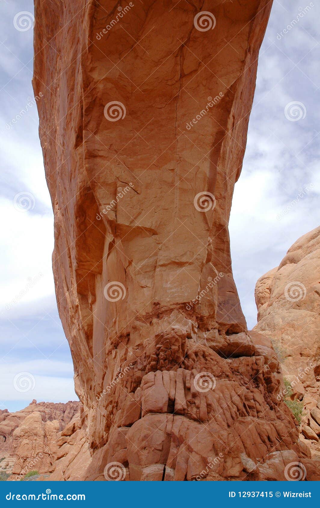 North Window Natural Arch stock image. Image of geological - 12937415