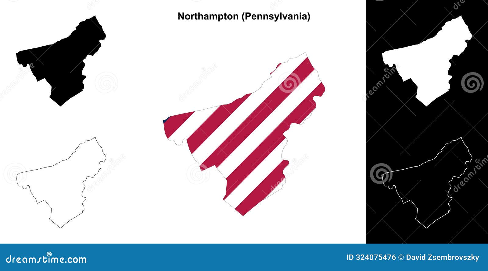 Northampton outline map stock vector. Illustration of outline - 324075476