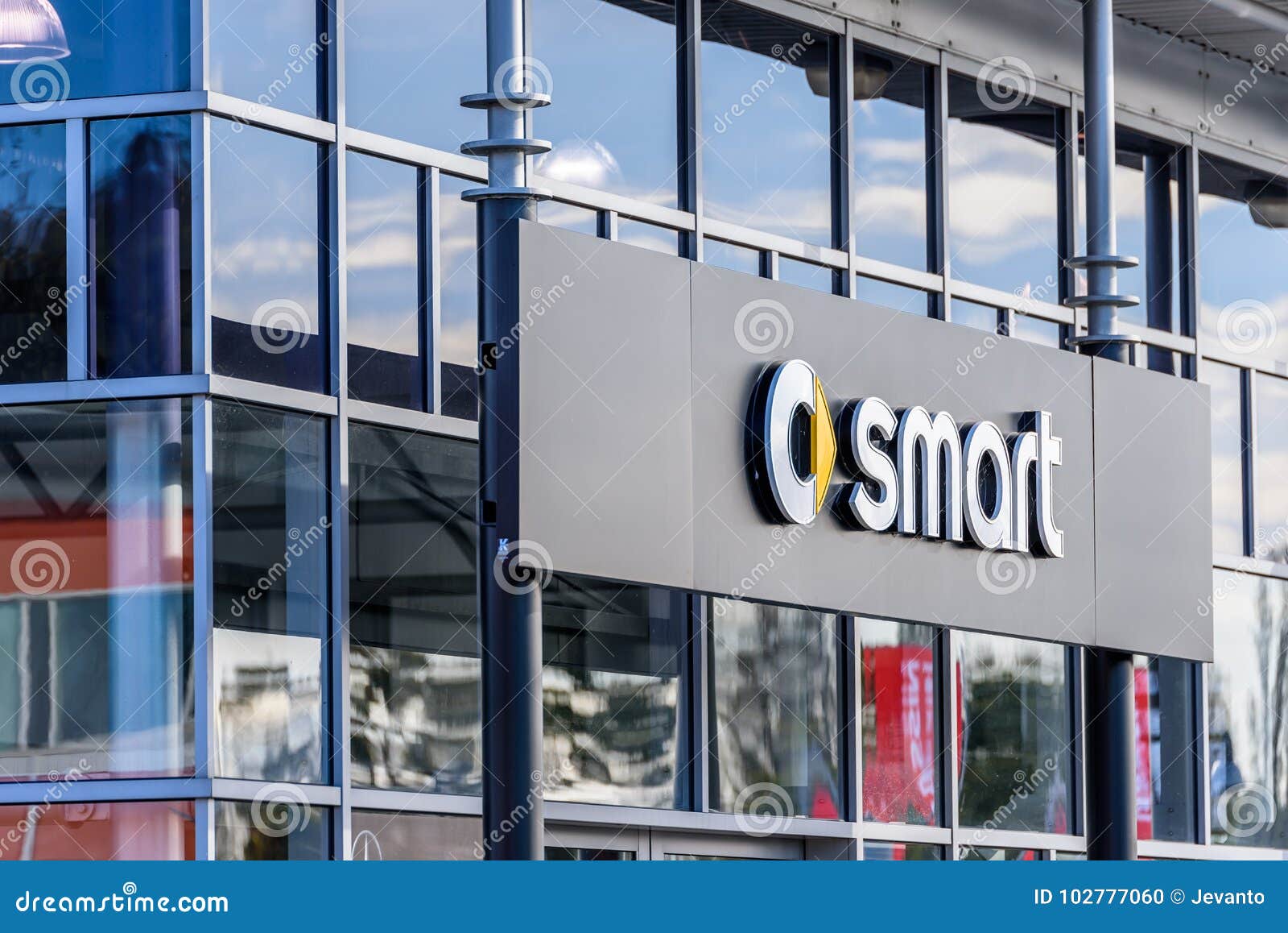 Northampton, UK - Oct 25, 2017: Day View of Smart Logo at Riverside ...
