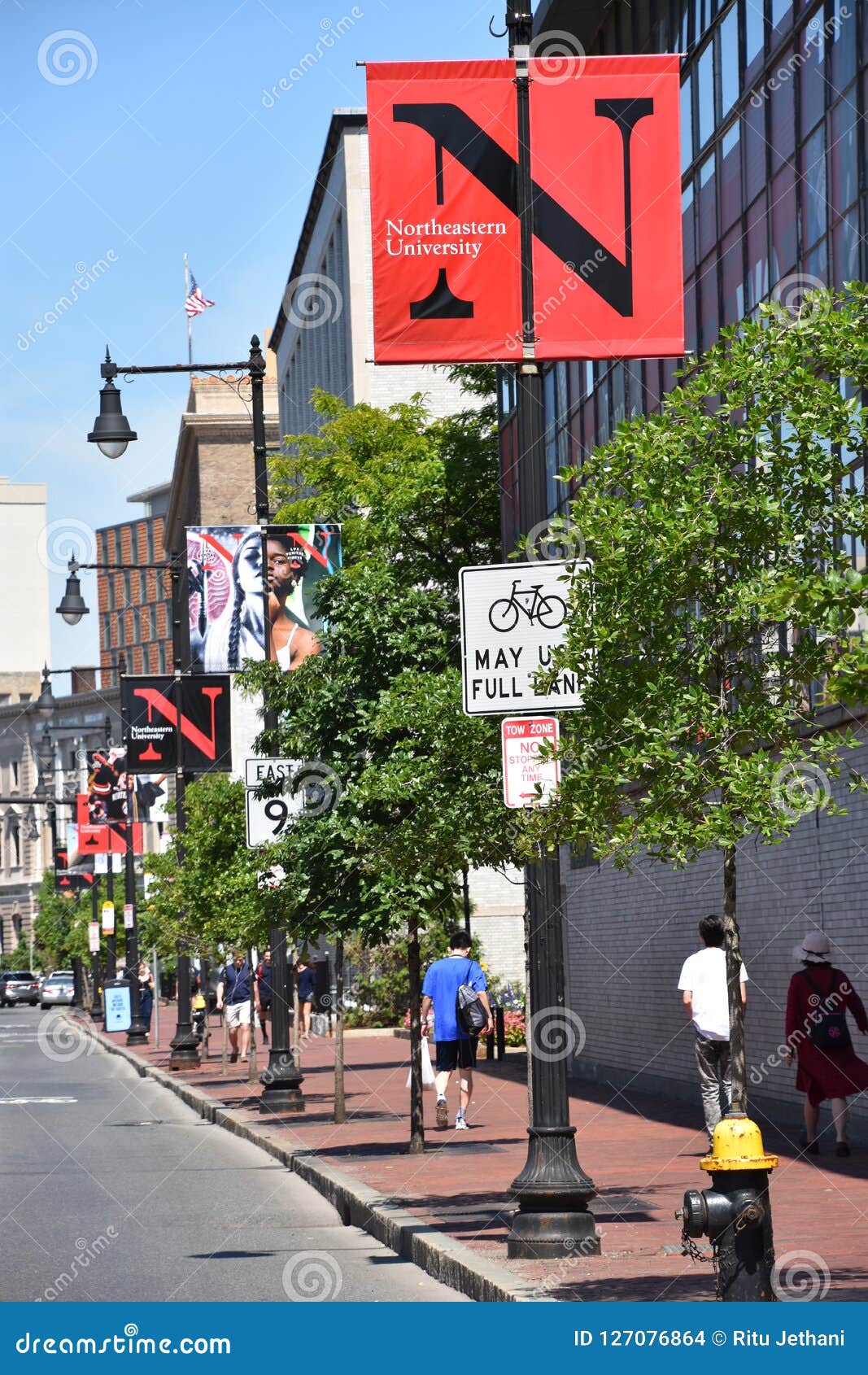 Northeastern University in Boston, Massachusetts Editorial Stock Image ...
