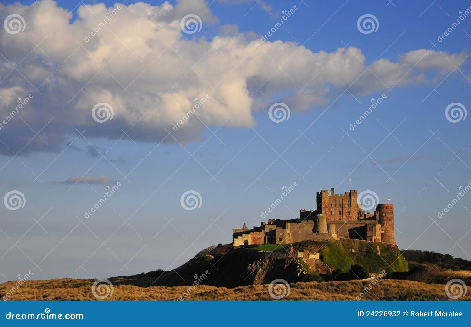 Northern Castle. stock photo. Image of northumberland - 24226932
