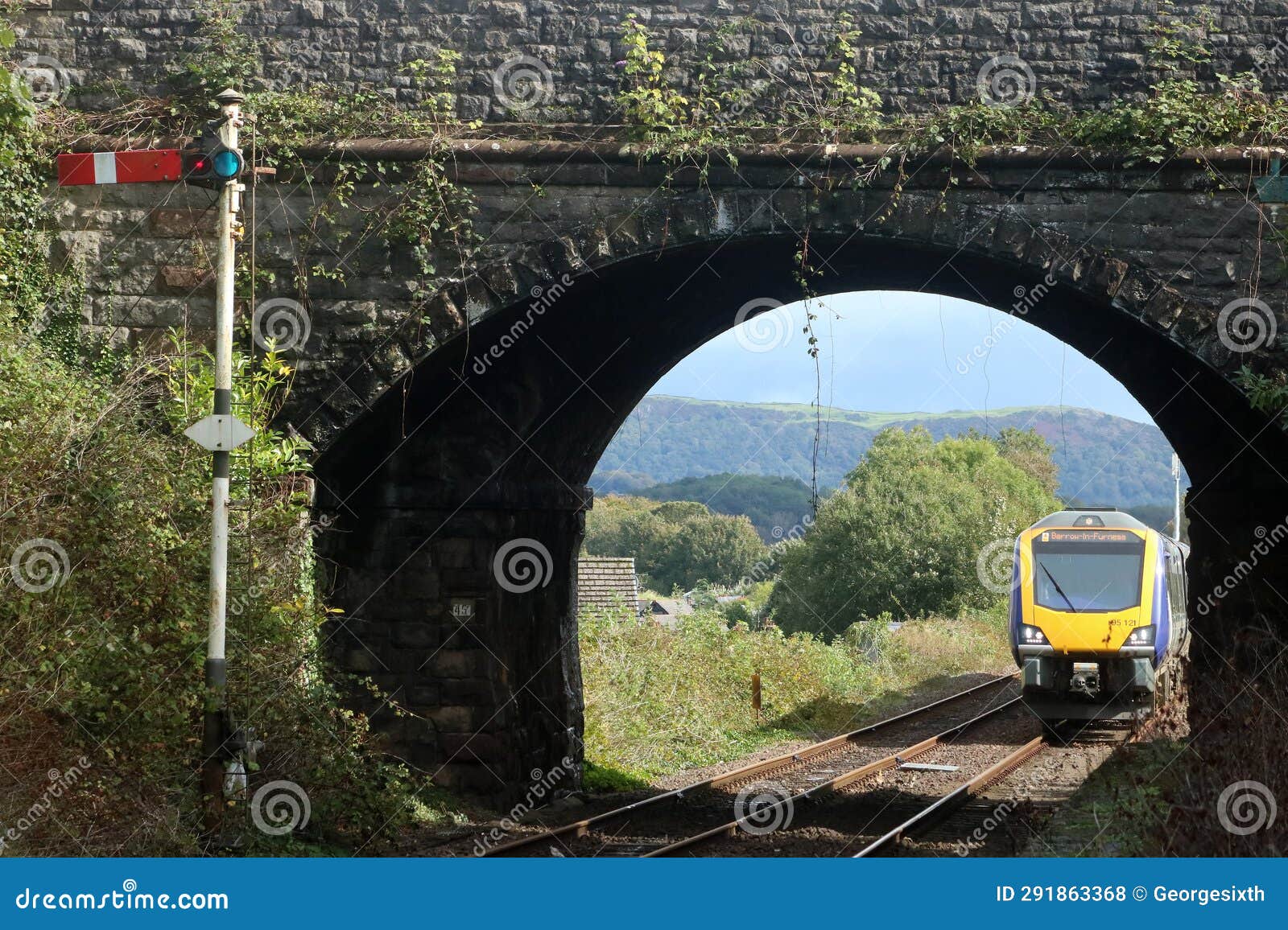 Northern Civity Dmu Train Arriving at Ulverston Editorial Stock Photo ...