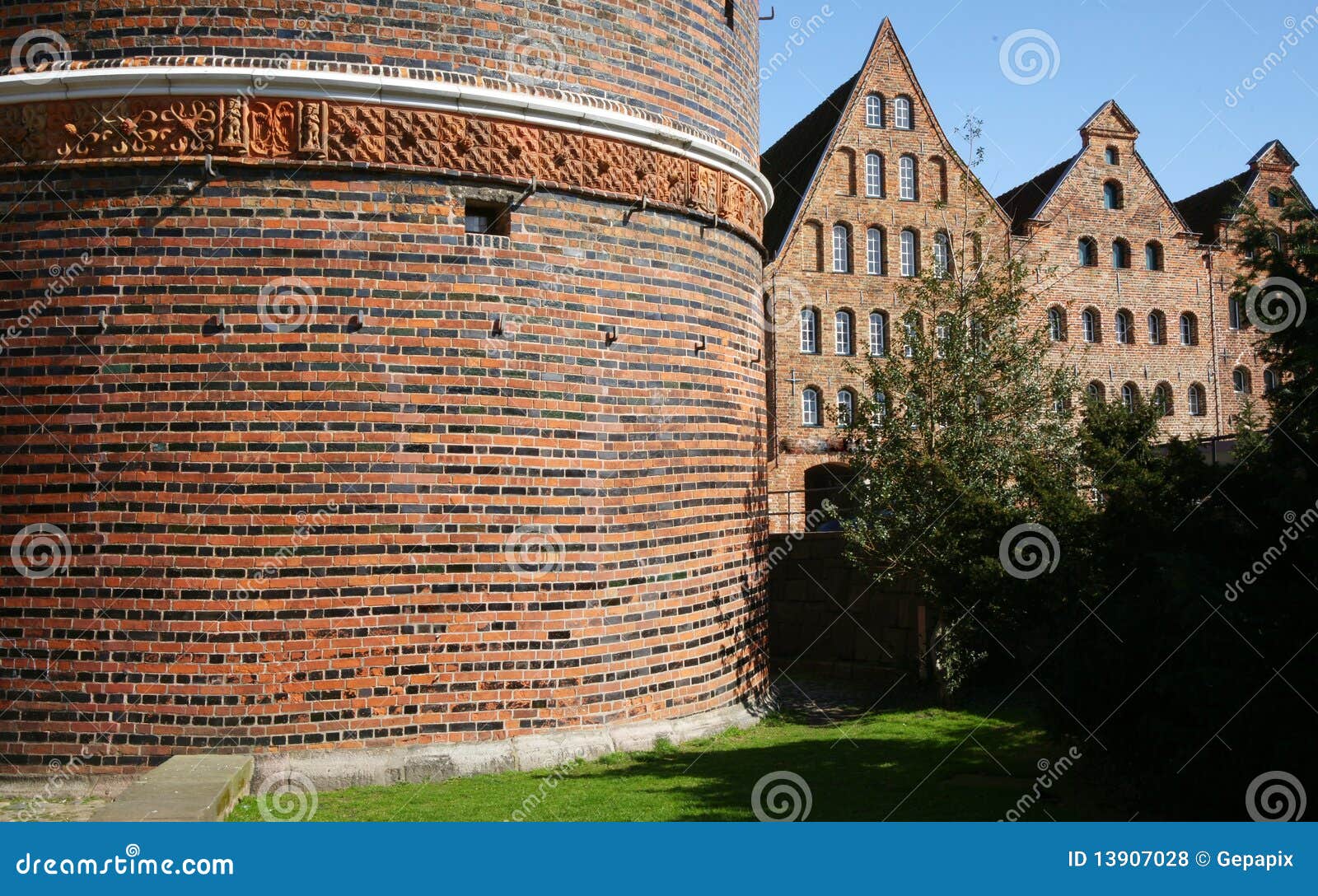 Northern European Brick Architecture Stock Photo - Image of ...