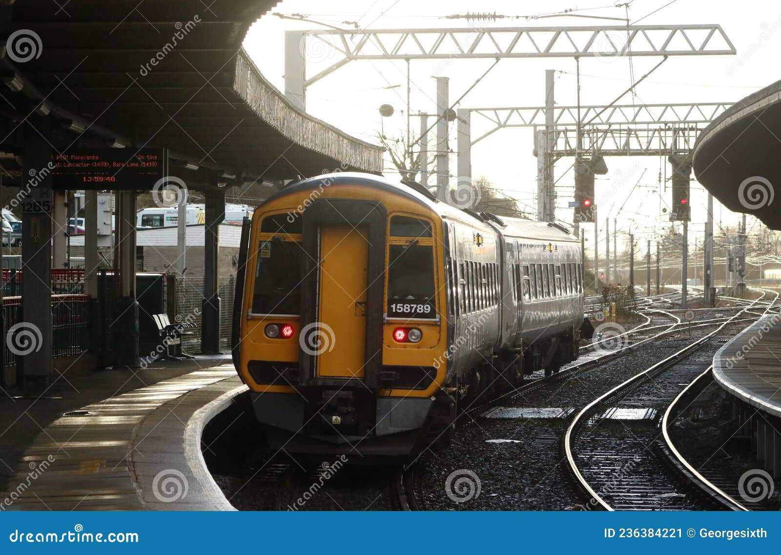 Northern Express Sprinter Train Leaving Lancaster Editorial Photo ...