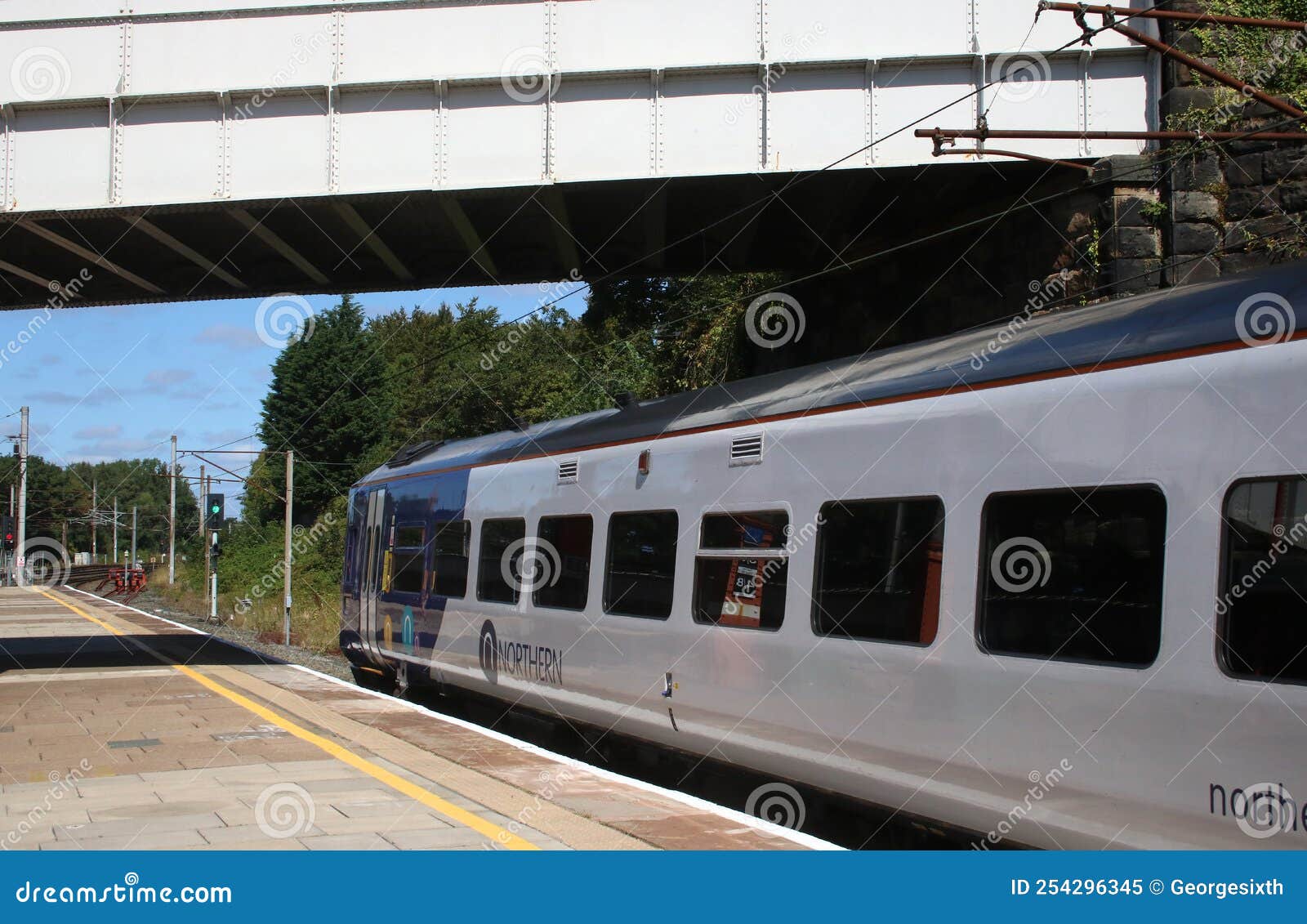 Northern Express Sprinter Train Leaving Lancaster Editorial Image ...
