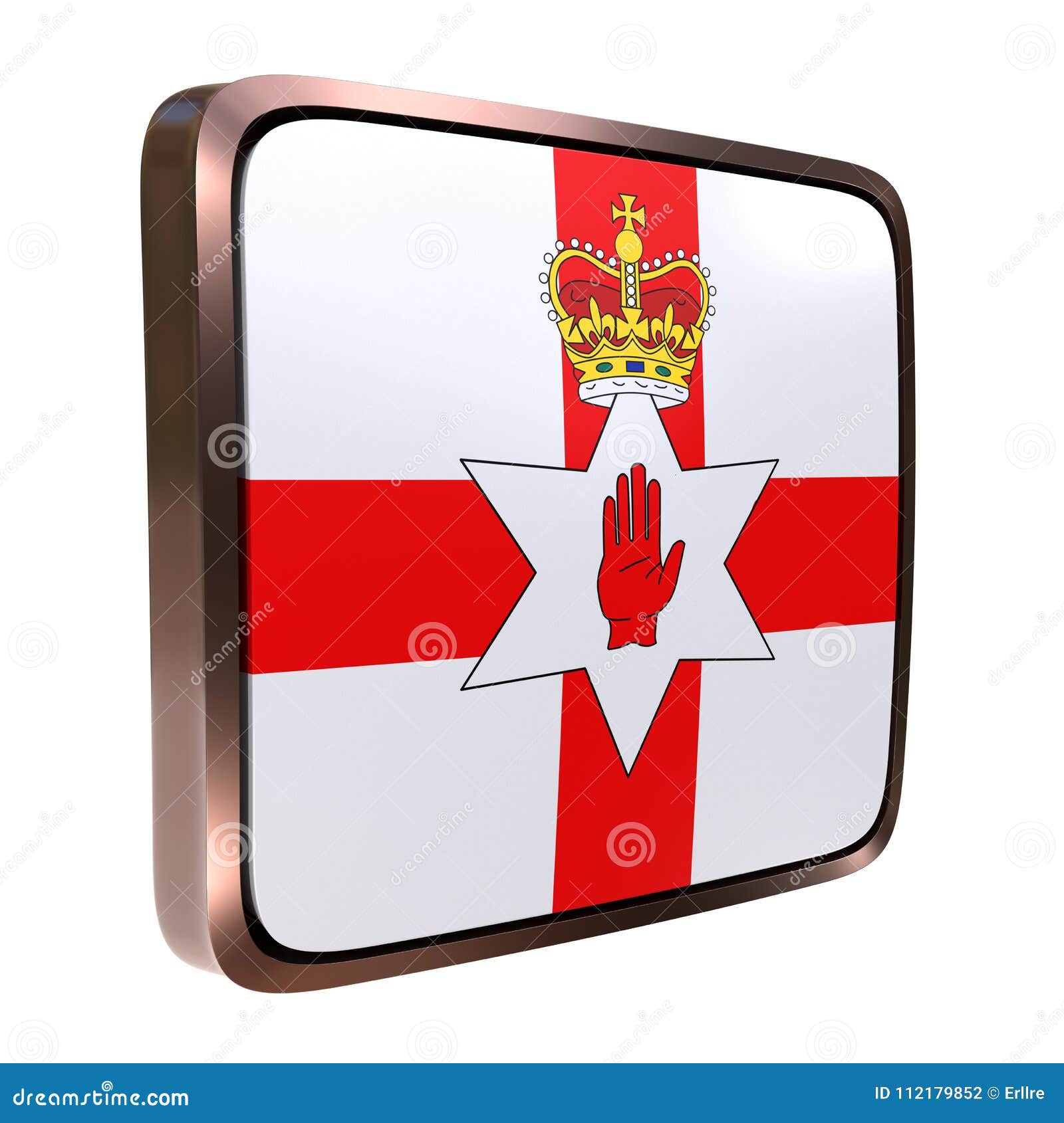 Northern Ireland icon flag stock illustration. Illustration of icon ...