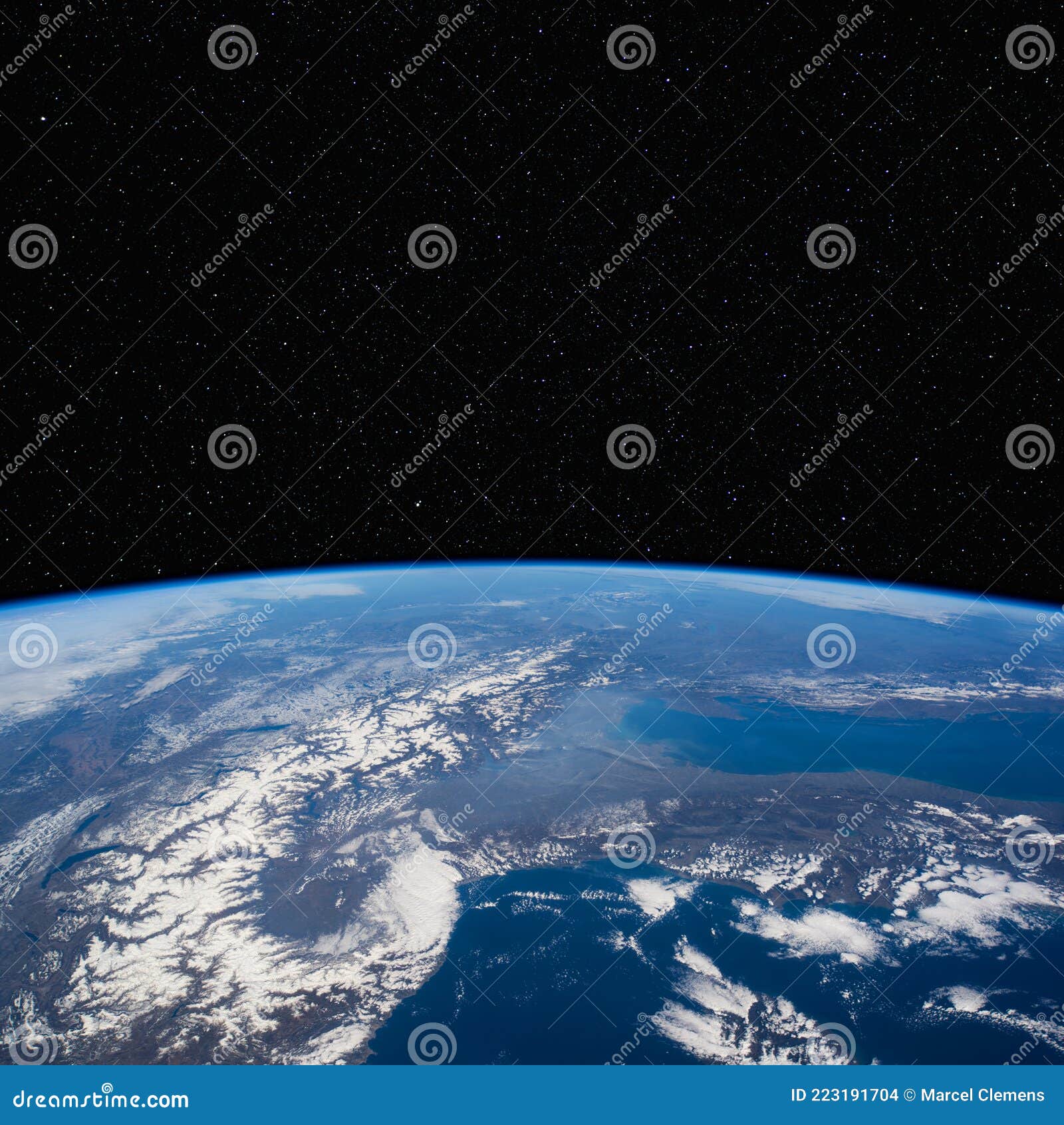 Northern Italy from space stock photo. Image of geography - 223191704