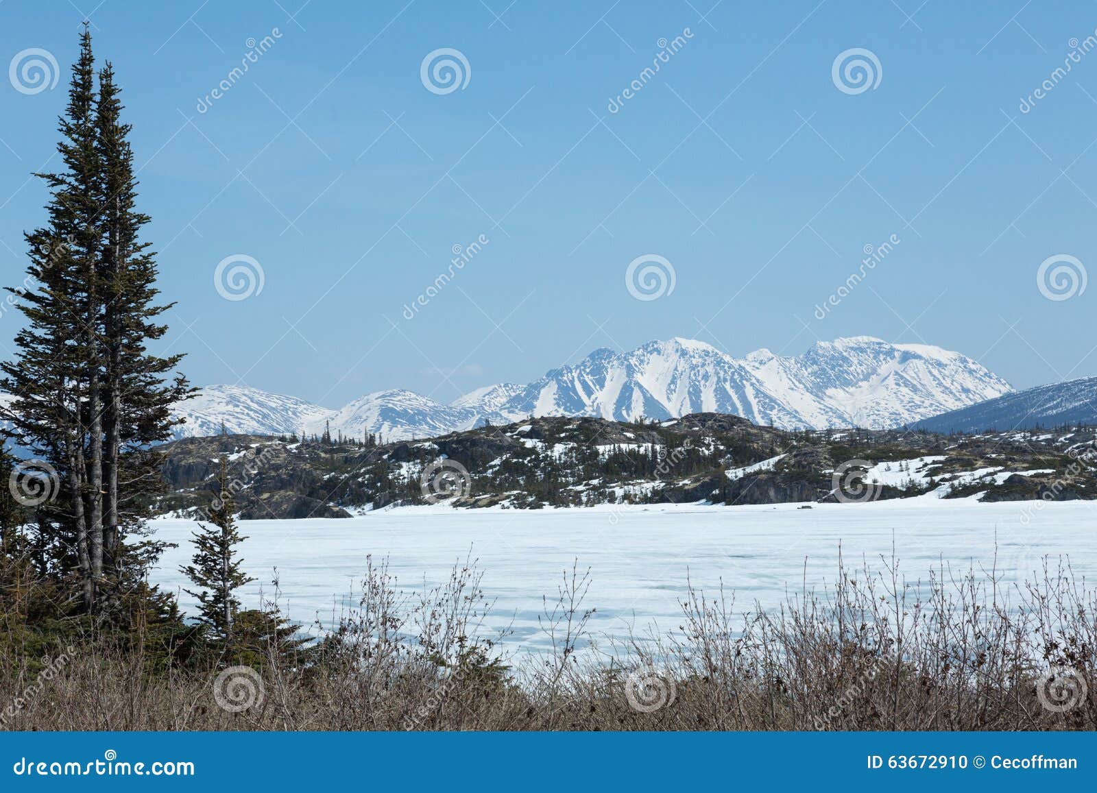 Northern Landscape stock photo. Image of canada, railroad - 63672910