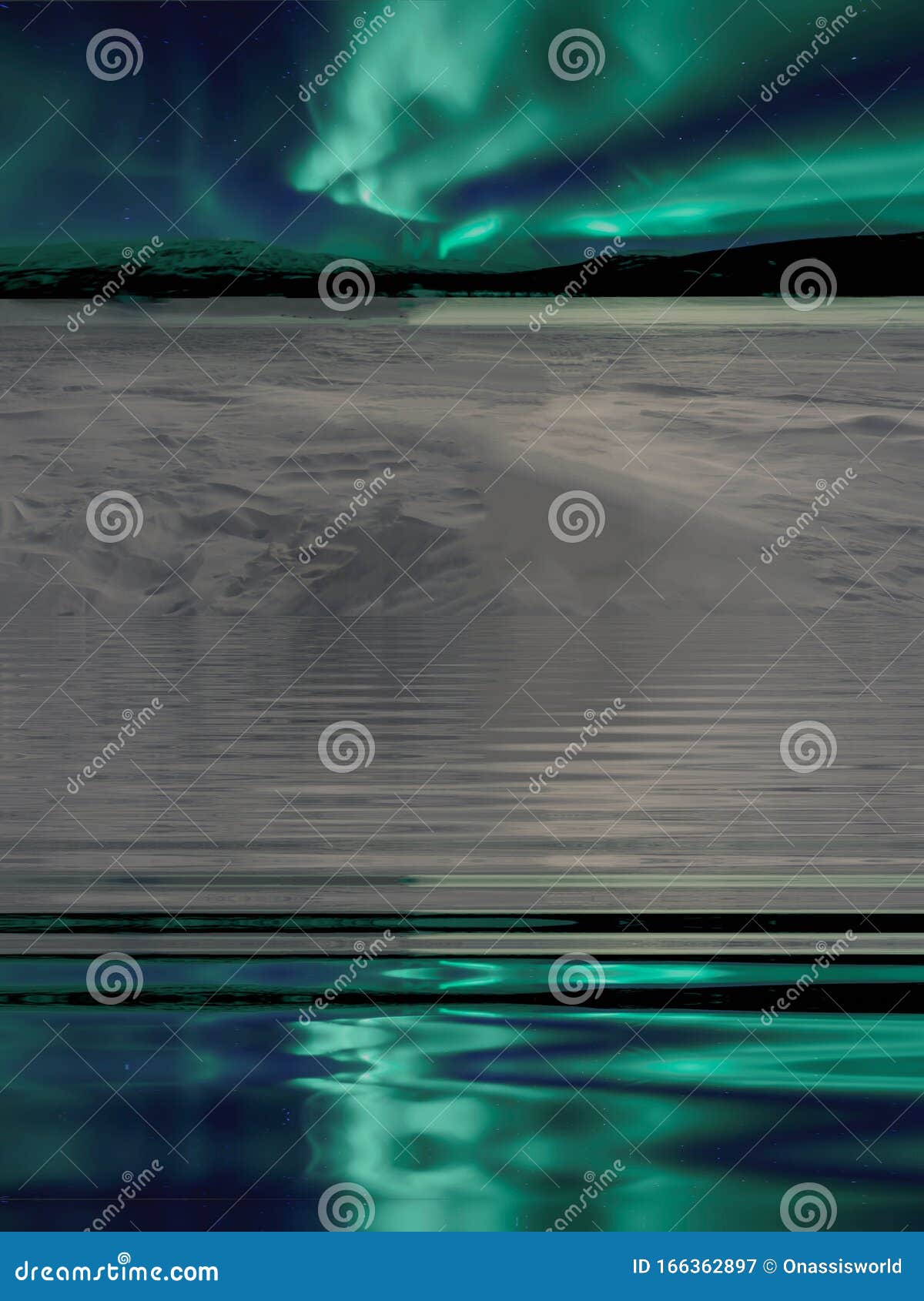 Northern Lights Abstract Colors Art Stock Image - Image of abstract ...