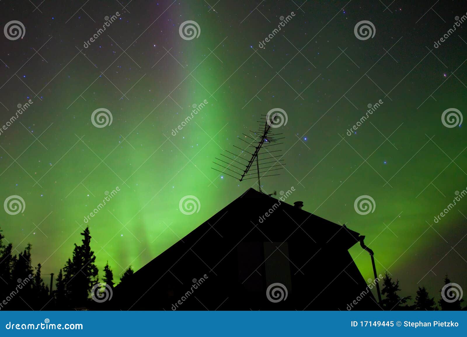 Northern Lights (Aurora Borealis) Substorm Stock Image - Image of ...