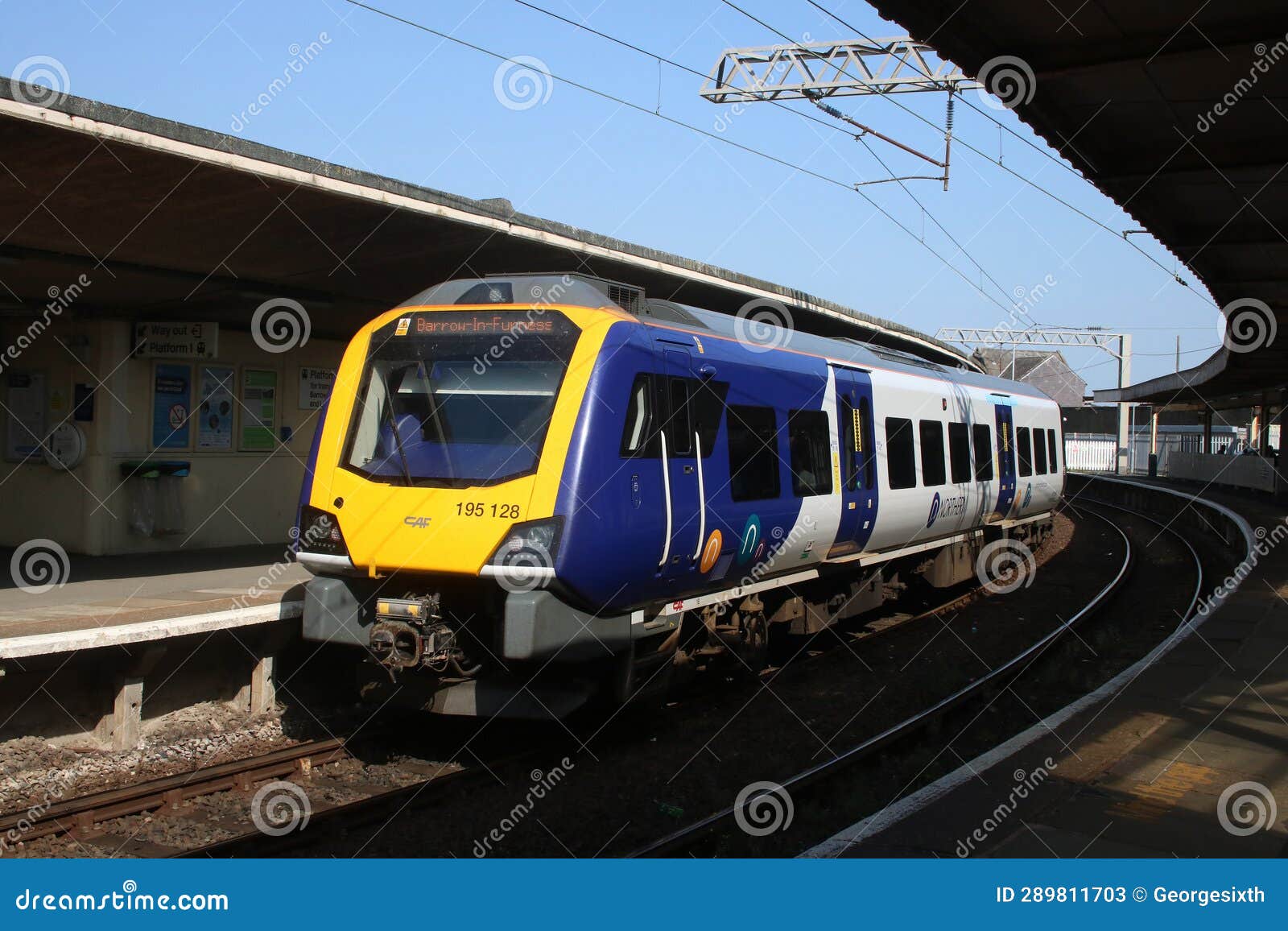 Northern Multiple Unit Civity Train Carnforth Editorial Stock Photo ...