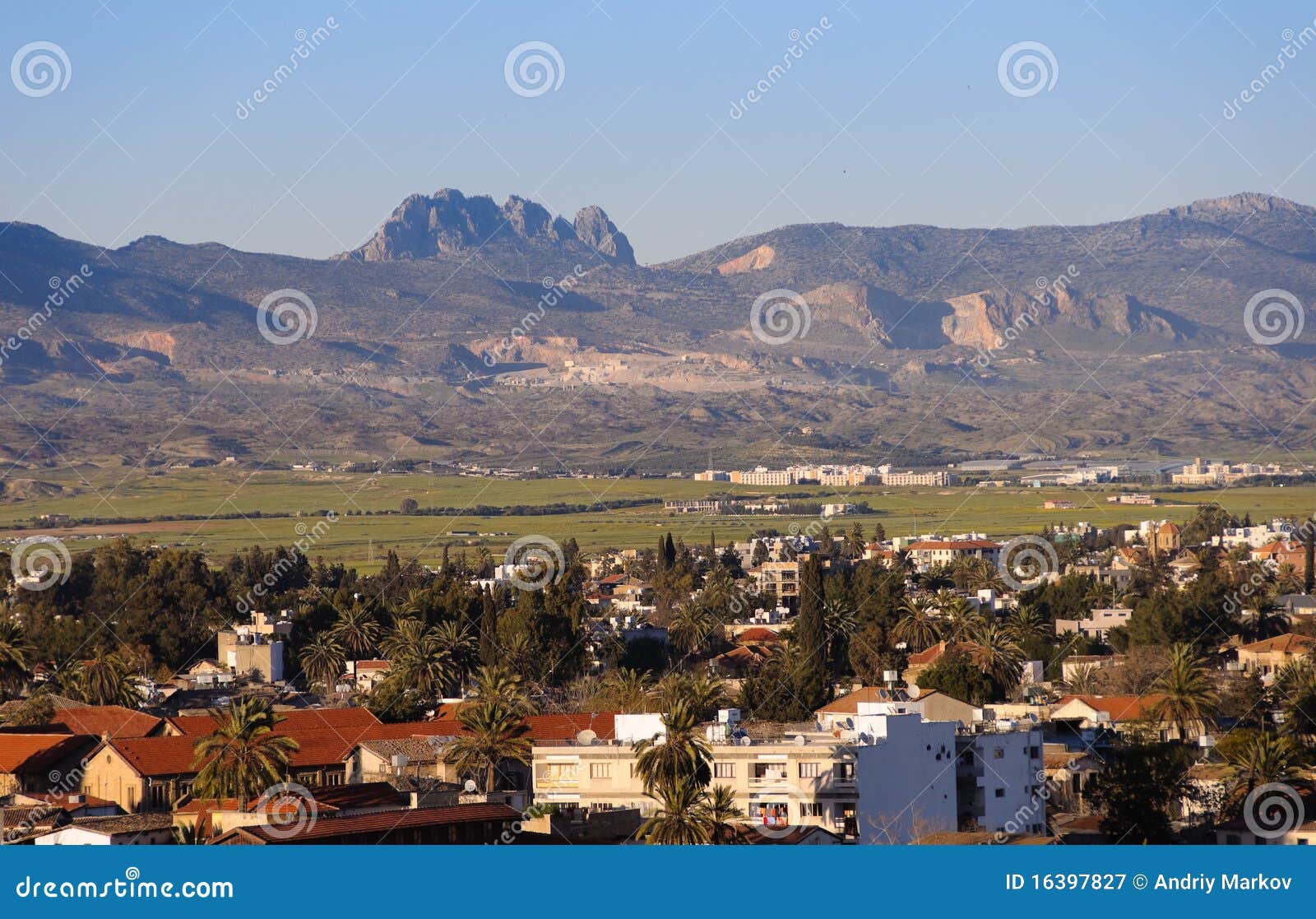 Northern Nicosia panorama stock image. Image of north - 16397827