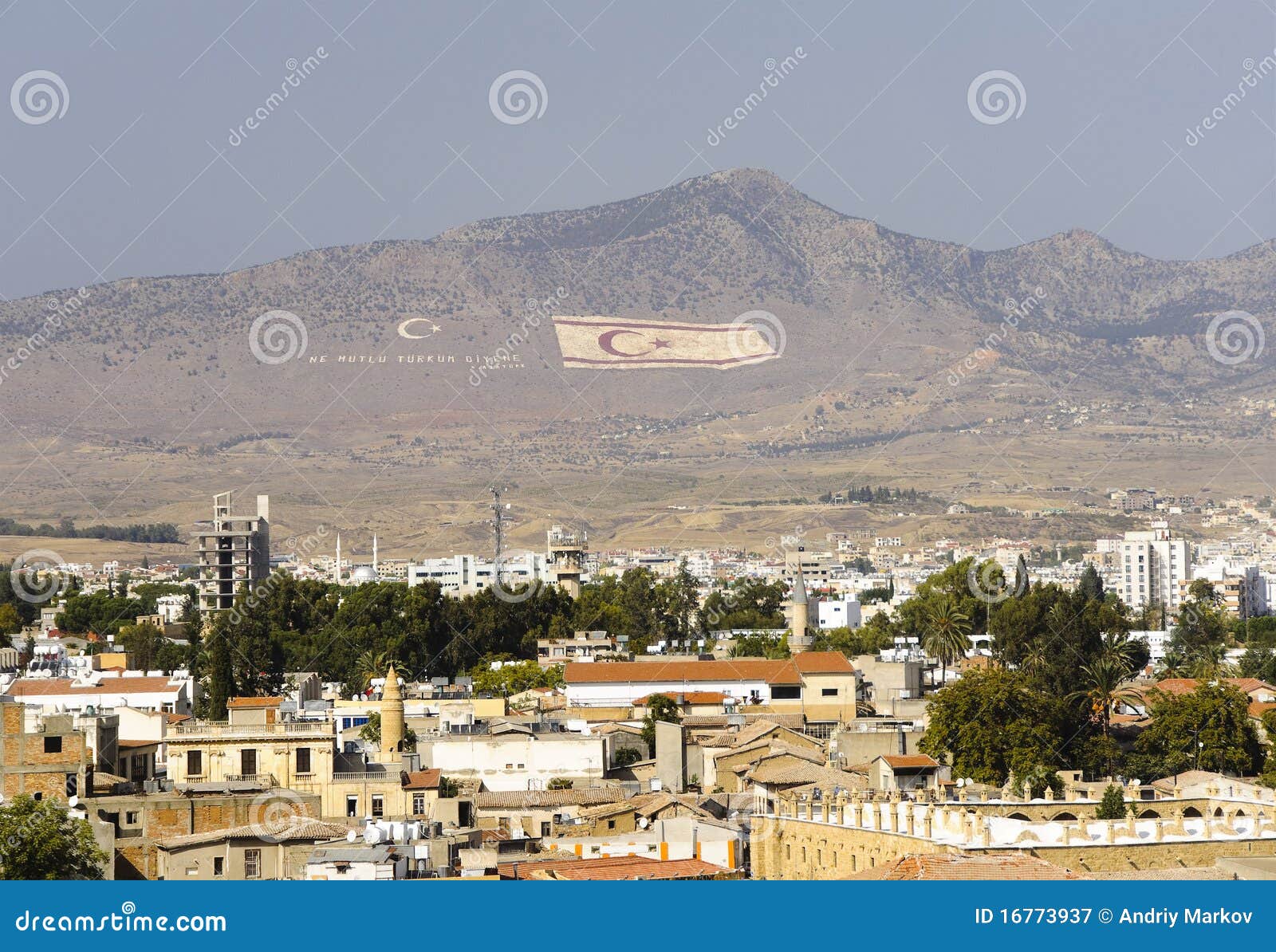 Northern Nicosia panorama stock image. Image of built - 16773937