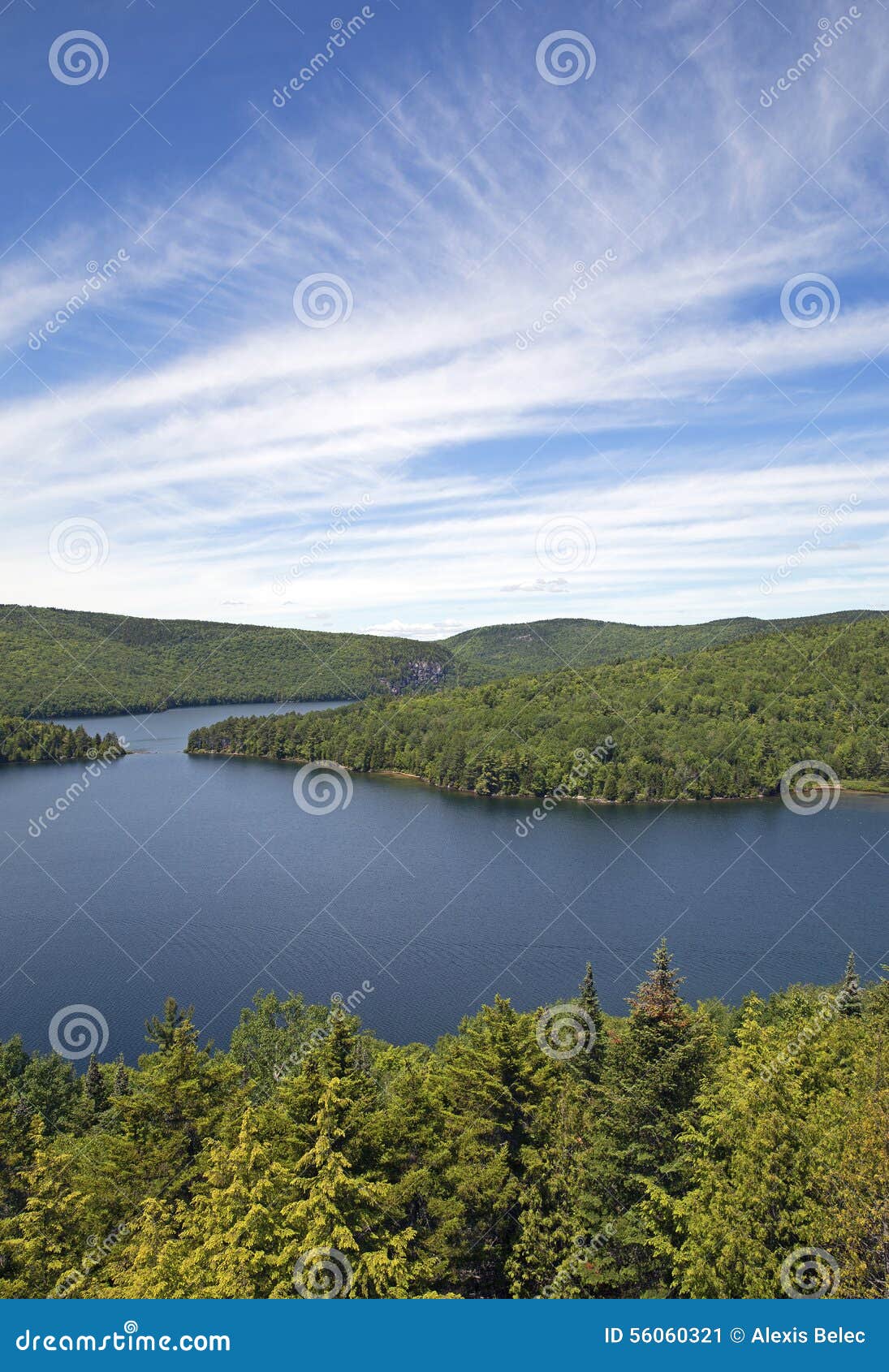 Northern Quebec lake stock image. Image of idyllic, green - 56060321
